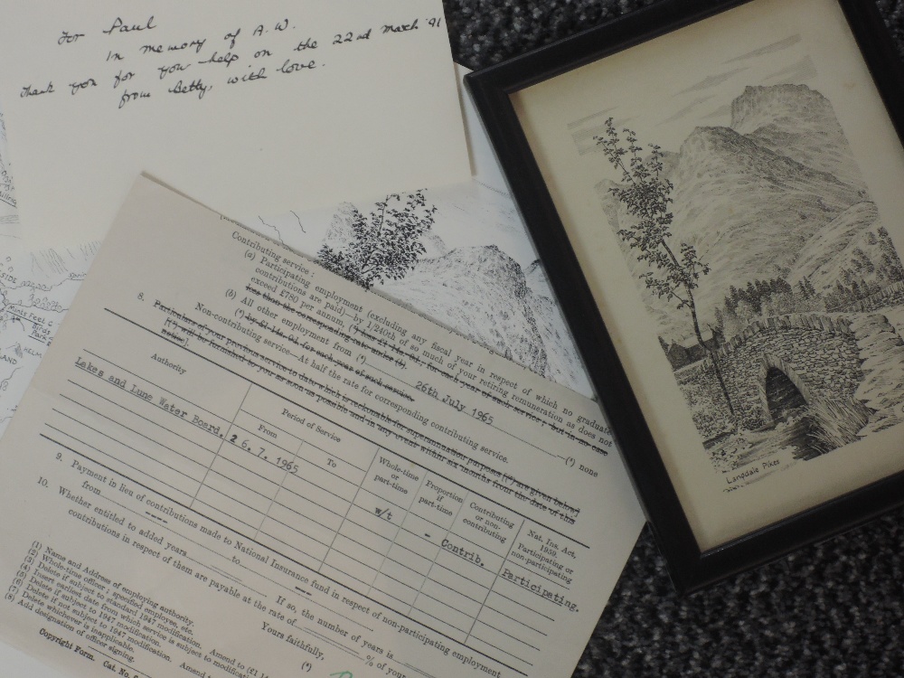 Items given to local family by Alfred and Betty Wainwright up for ...